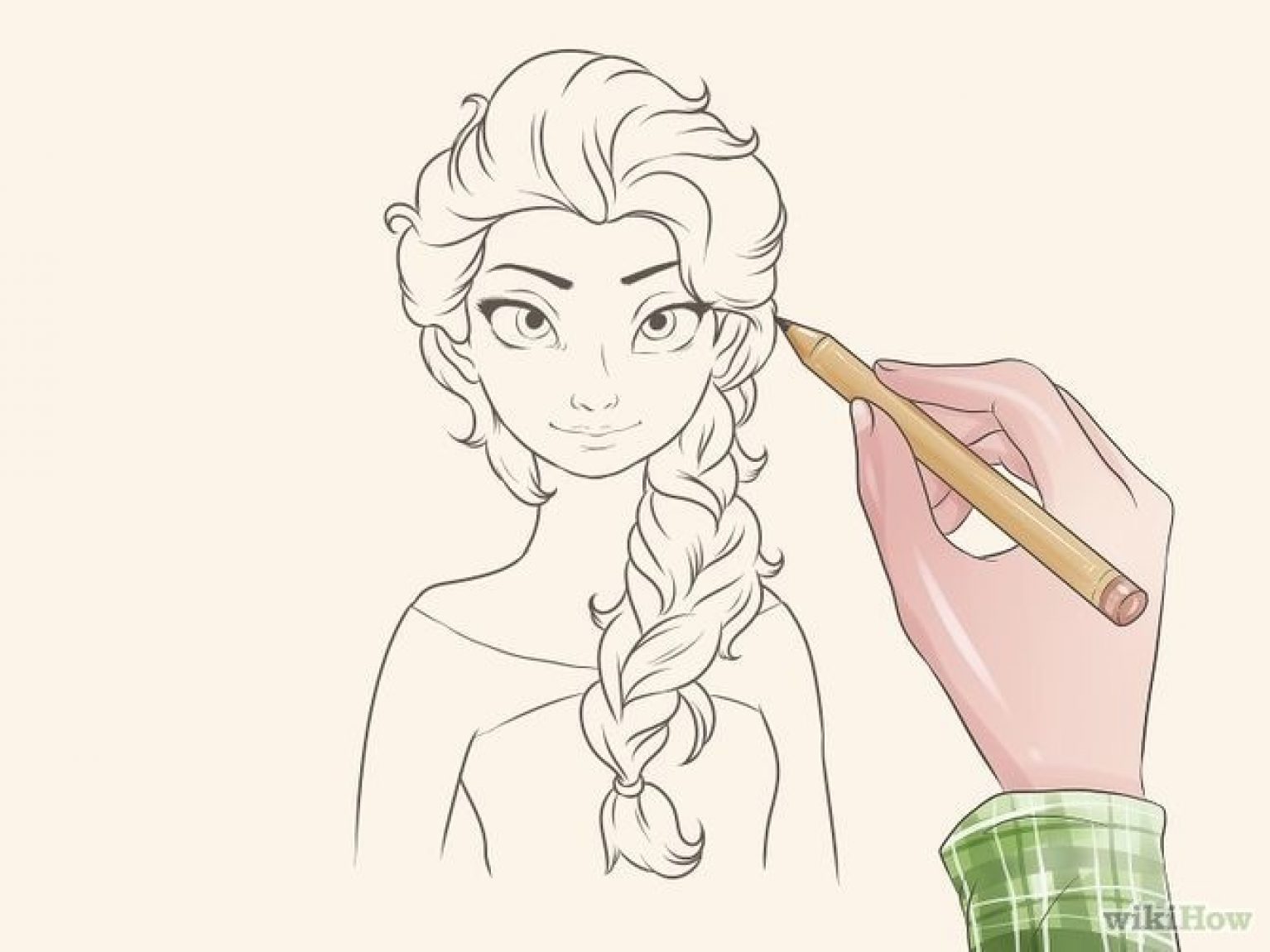 KAKO NA PREPROST NAČIN NARISATI ELSO IZ RISANKE FROZEN? – PinkZebra